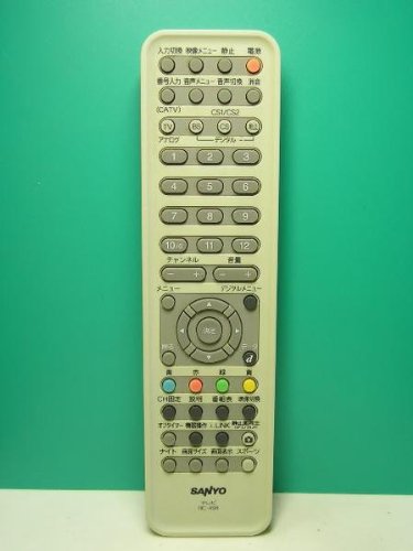 三洋電機 テレビリモコン RC-498(中古品)