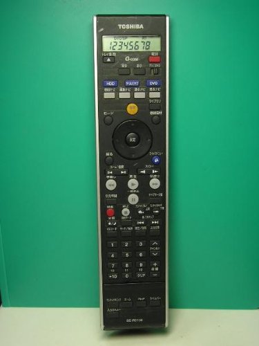 東芝 HDD・DVDリモコン SE-R0138(中古品)