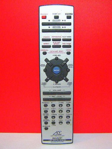 シャープ オーディオリモコン RRMCG0313AWSA(中古品)