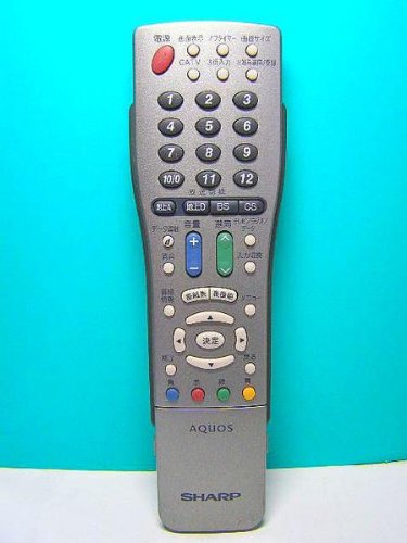 シャープ テレビリモコン GA434WJSA(中古品)