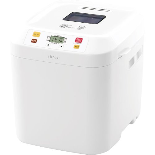 siroca 2斤対応ホームベーカリー 全12メニュー搭載  ジャム/ピザ生地/お餅(中古品)