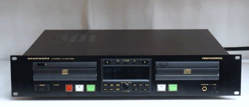 MARANTZ マランツ｜業務用CDレコーダー CDR500 ダブルCDデッキ搭載 これ1台(中古品)