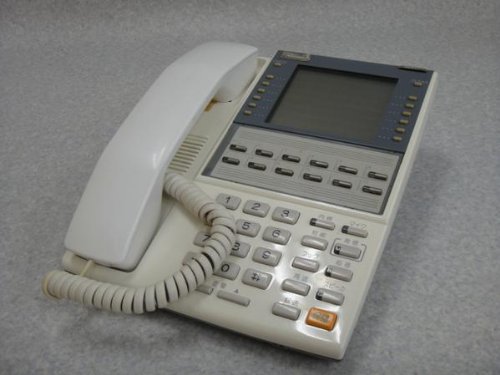 DX2D-12BTSX(WH) 日通工 Nitsuko 12ボタン電話機 ビジネスフォン [オフィス(中古品)