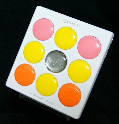 SONY　ソニー　MZ-E610（W）水玉　ポーダブルMDプレーヤー　MDLP対応　（MD(中古品)