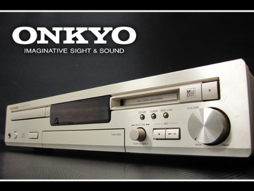 ONKYO オンキョー FR-435 CD/MDチューナーアンプ 一体型(中古品)