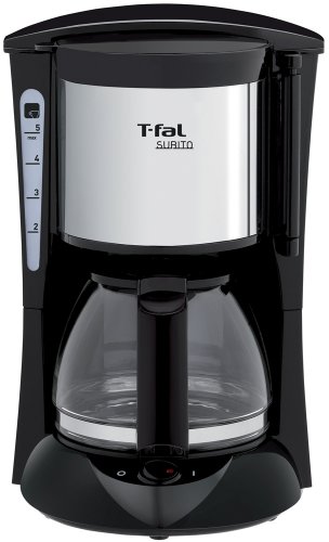 ティファール コーヒーメーカー  スビト  ペーパーレスフィルター メタリッ(中古品)