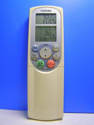 東芝 エアコンリモコン WH-F2J(中古品)