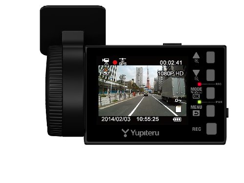 ユピテル 常時録画ドライブレコーダー GPS2.4インチ液晶搭載200万画素FullH(中古品)