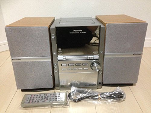 Panasonic パナソニック　SC-PM77MD-S シルバー　MDステレオシステム　（MD(中古品)