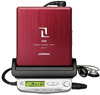 Victor JVC ポータブルＭＤプレイヤー　ＸＭ−Ｃ17Ｐ−R(中古品)