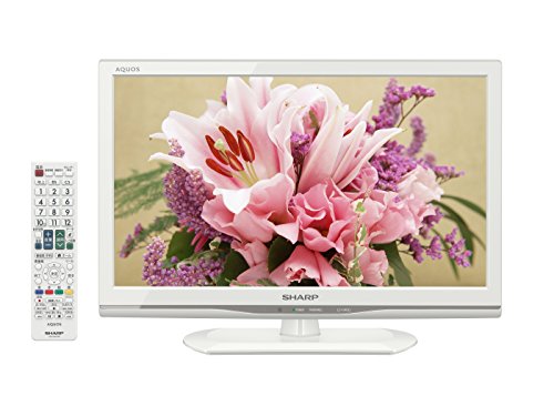 シャープ 19V型 液晶 テレビ AQUOS LC-19K20-W ハイビジョン   2014年モデ (中古品)