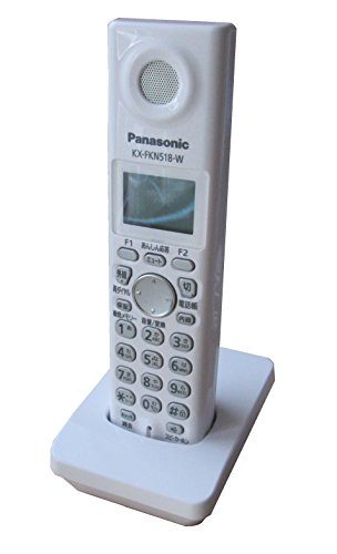 Panasonic　パーソナルファックス用増設子機　ホワイト KX-FKN518-W(中古品)
