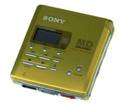 SONY ソニー MZ-R55 イルミネーションイエロー ポータブルMDレコーダー （M(中古品)