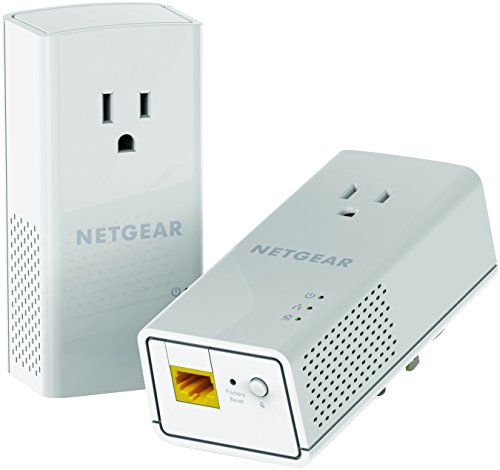 NETGEAR Powerline PLP1200 - Bridge - GigE, Plug AV (HPAV) 2.0, IEE(中古品)