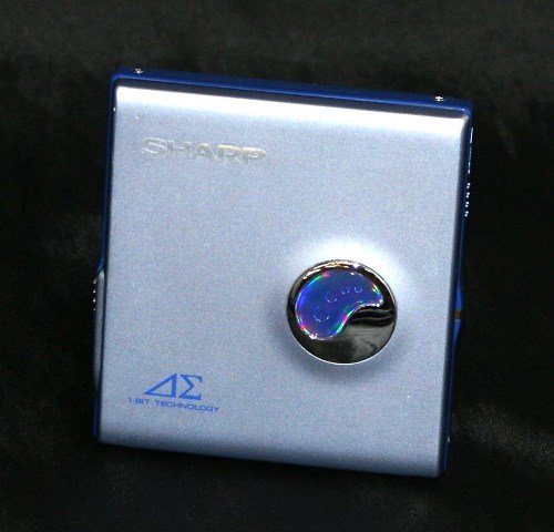 SHARP シャープ　MD-DS30-A ブルー　1-BIT　ポータブルMDプレイヤー　MDLP (中古品)