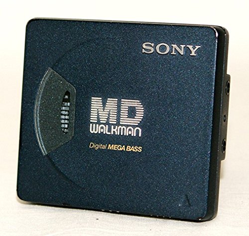 SONY　ソニー　MZ-E55 (ミッドナイトブルー)　ポータブルMDプレーヤー　MDL(中古品)