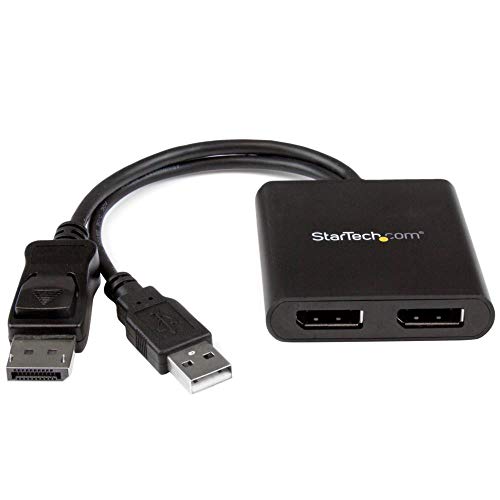 StarTech.com DisplayPort - 2x DisplayPort マルチモニタースプリッタ 2ポ(中古品)