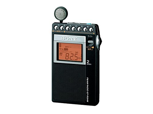 ソニー SONY PLLシンセサイザーラジオ FM/AM/ワイドFM対応 片耳巻取り 名刺(中古品)