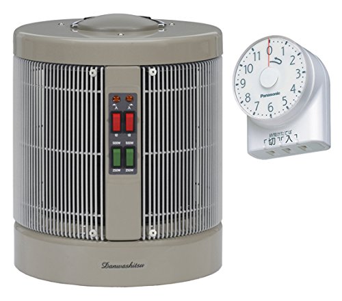 遠赤外線 パネルヒーター 暖話室 1000型 (ベージュ) & ダイヤルタイマーセ (中古品)