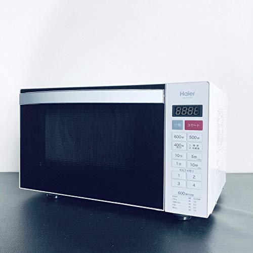 ハイアール 電子レンジ ホワイト 18LHaier フラットタイプ JM-FH18D(W)(中古品)