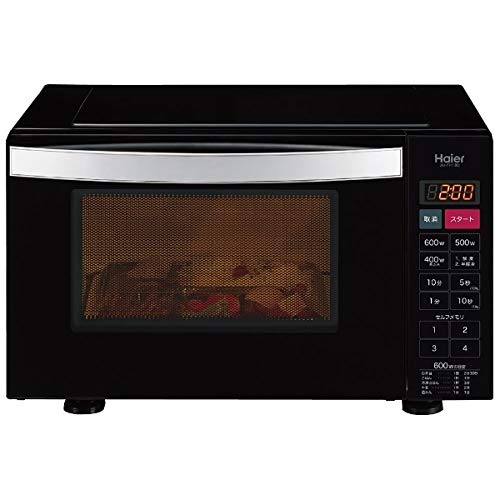 ハイアール 電子レンジ　ブラック　18LHaier　フラットタイプ JM-FH18D(K)(中古品)