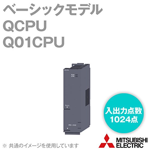 三菱電機 Q01CPU ベーシックモデルQCPU Qシリーズ シーケンサ NN(中古品)