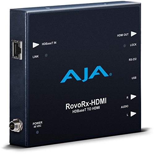 Aja rovorx-hdmi UltraHD/HD HDBaseT Receiver with Integrated HDMIビデオ(中古品)