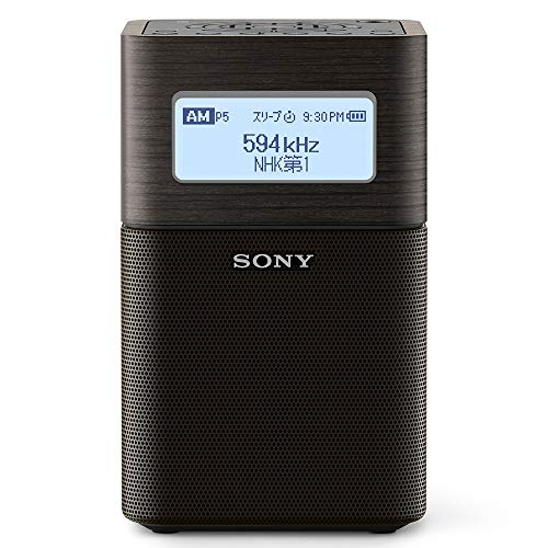 ソニー ホームラジオ SRF-V1BT : FM/AM/ワイドFM/Bluetooth対応 ブラック S(中古品)