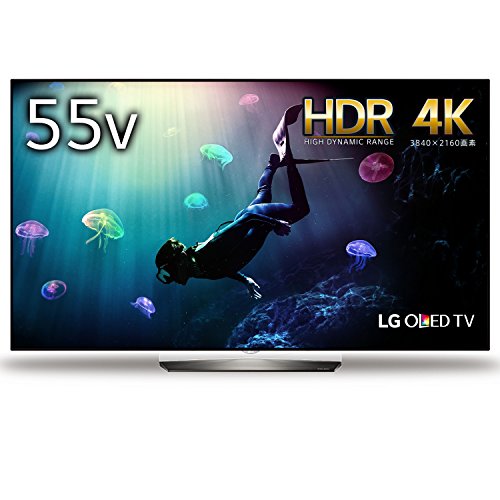 LG 55V型 有機EL テレビ OLED55B6P 4K 外付けHDD裏番組録画対応 2016年モデ(中古品)