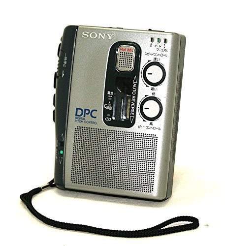 カセットコーダー　オートリバース　録音/再生機　内蔵マイク　モノラル　 (中古品)