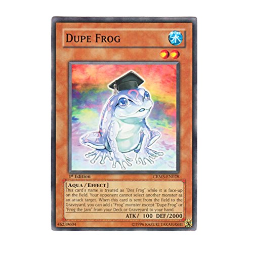 遊戯王 英語版 CRMS-EN028 Dupe Frog 魔知ガエル (ノーマル) 1st Edition(中古品)の通販はau PAY ...