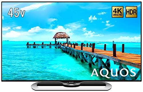 シャープ 45V型 液晶 テレビ AQUOS LC-45US40 4K HDR対応 低反射「N-Black (中古品)