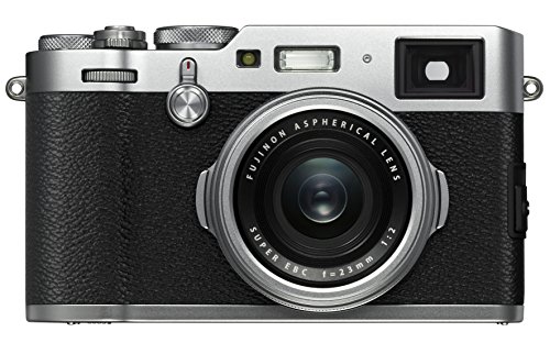 富士フイルム X100F 24.3 MP APS-C デジタルカメラ-シルバー(中古品)