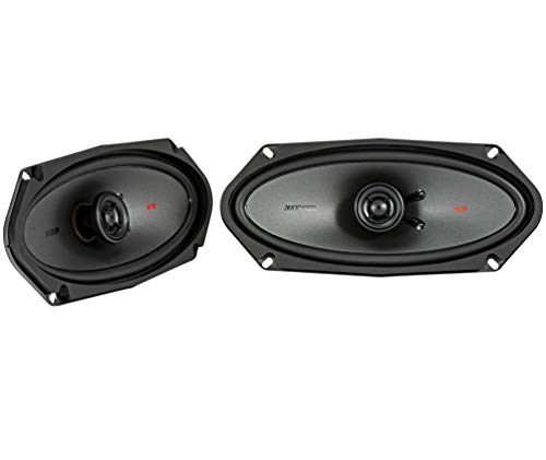 Kicker KSC41004 KSC4100 4x10 同軸スピーカー 0.5インチツイーター 4オー (中古品)