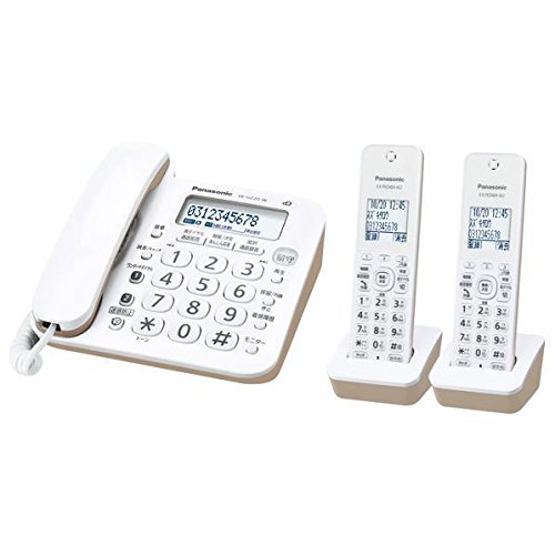 パナソニック 電話機 RU・RU・RU VE-GZ20DW(中古品)