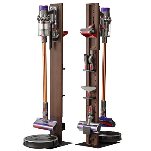 WALL クリーナースタンドV3 ロボット掃除機設置機能付き ウォールナット(中古品)