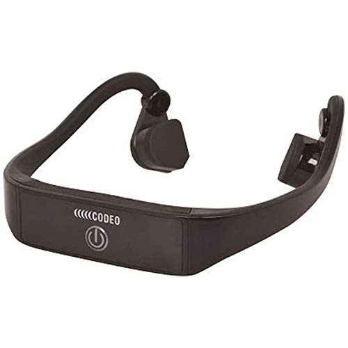骨伝導ワイヤレスヘッドホン CODEO(黒) CDO-00001-SNGL(中古品)