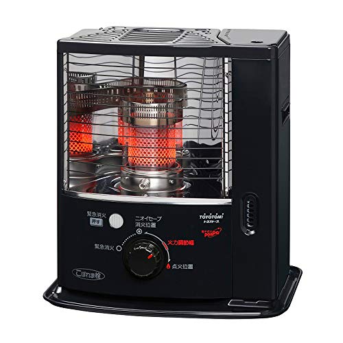 トヨトミ 石油ストーブ (木造6畳まで/コンクリート8畳まで) 日本製 ブラッ (中古品)