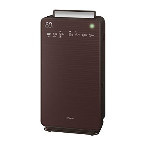 日立 加湿空気清浄機（空清48畳まで/加湿30畳まで ブラウン）HITACHI 自動 (中古品)
