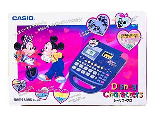 CASIO ディズニーキャラクターズ シールワープロ ネームランド [KL-470](中古品)