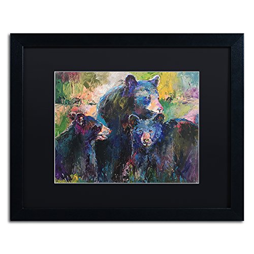 アート・ベアファミリーbyリチャード・ウォリック、Black Matte、Black Fra(中古品)