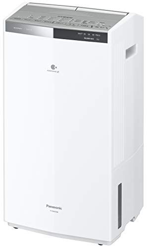 パナソニック 衣類乾燥除湿機 ナノイーX搭載 ハイブリッド方式 ~43畳 プラ (中古品)