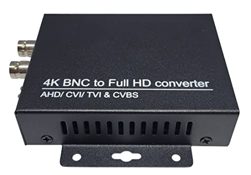 101AV HD 1080P/720P BNC - HDMIビデオコンバーター モニター用 DVR HD TVI(中古品)