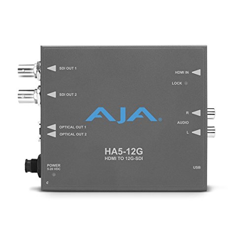 Aja HDMI 2.0 - 12G-SDI ミニコンバーター HA5-12G。(中古品)