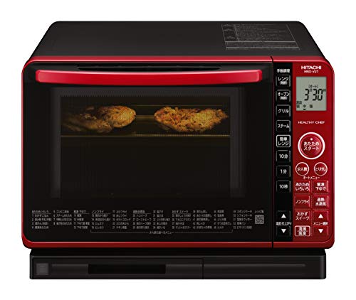 日立 ボイラー式過熱水蒸気 オーブンレンジ ヘルシーシェフ 22L 赤外線セン(中古品)