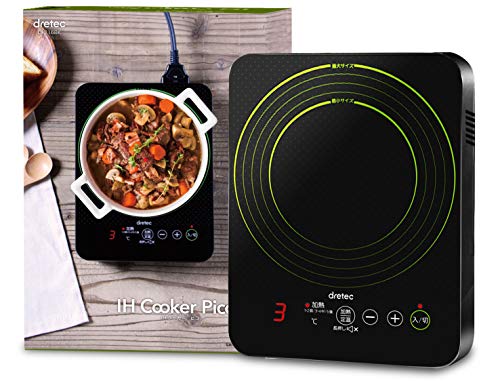 dretec(ドリテック) IH クッキングヒーター DI-216BK(中古品)