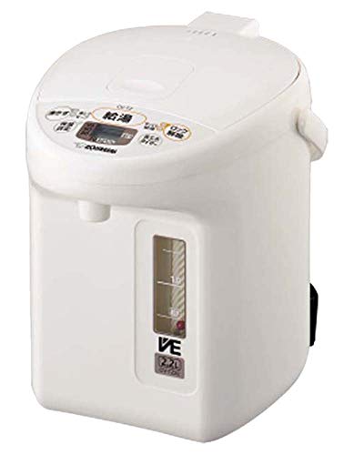象印 マイコン沸とうVE電気まほうびん 2.2L ホワイトZOJIRUSHI 優湯生(ゆう(中古品)