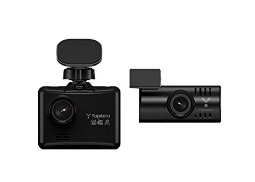 YUPITERUユピテルDRY-TW8500d前方・後方FullHD録画9mロングケーブル採用2カ(中古品)