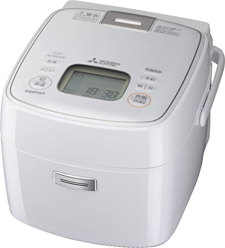 三菱電機 IH炊飯器 3.5合 一人暮らし 日本製 備長炭炭炊釜 NJ-SEA06-W ピュ(中古品)