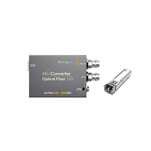 Blackmagic Deisgn ミニコンバーター 光ファイバー 12G バンドル 3G SFP 光(中古品)